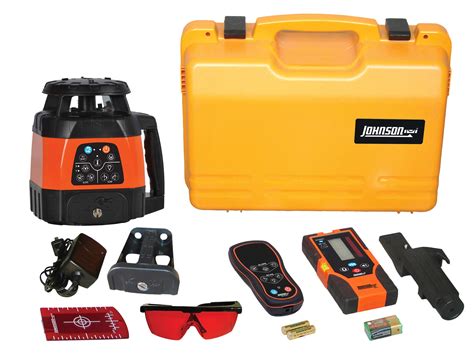 Levels For Construction Johnson Level And Tool 40 6536 Electronic Self Leveling Horizontal Rotary