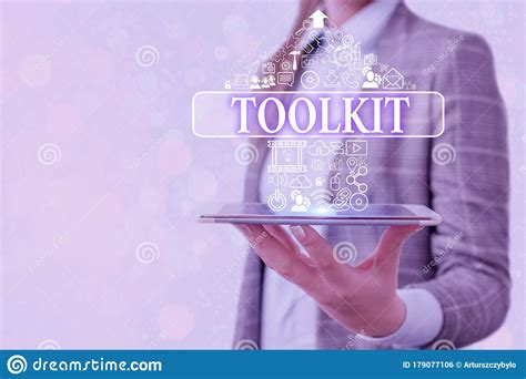 Conceptual Hand Writing Showing Toolkit Business Photo Text Set Of