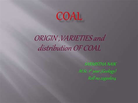 Analysis Of Coalproximate Analysis Of Coal Pptx