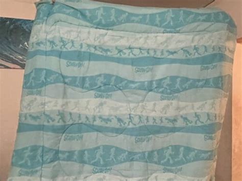 Cartoon Network Scooby Doo 1998 90s Blanket Comforter Bedding Twin