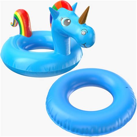 Modelo 3d Two Detailed Pool Rafts Turbosquid 2052145