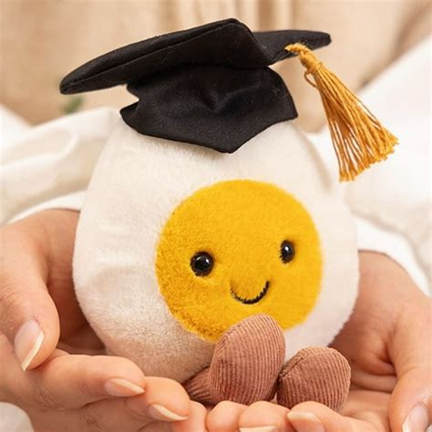 Graduation Jellycat Egg Boiled Amuseable Plush Soft Toy Of Toy Ts