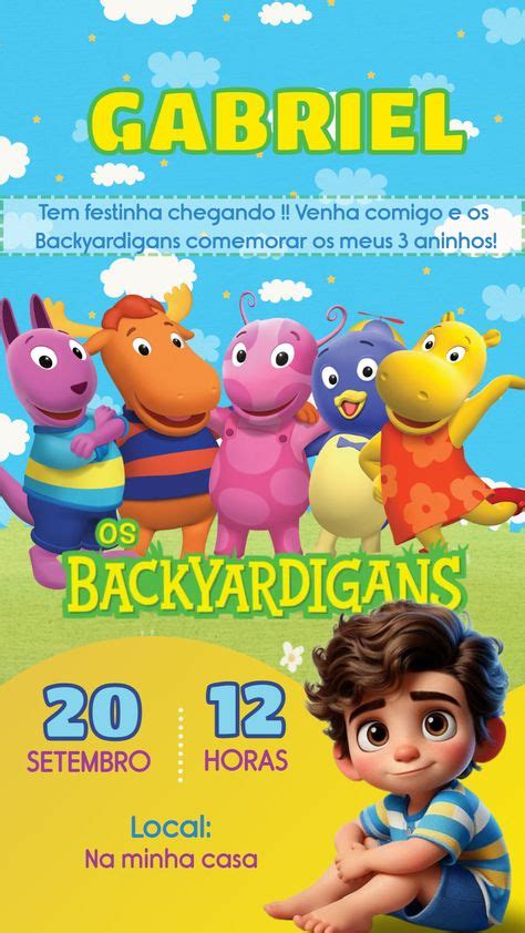 Invitacion De Los Backyardigans