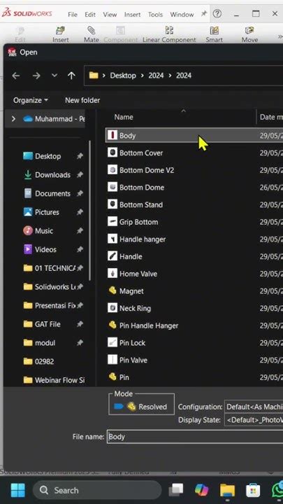 Fix Missing Part In Assembly Solidworkstips Solidworkstutorial Youtube