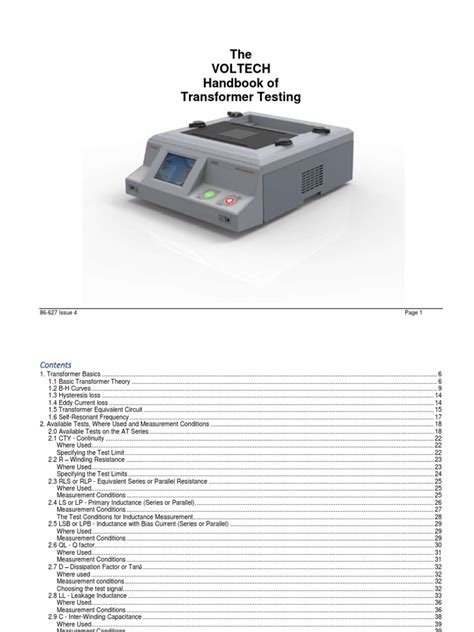 Transformer Handbook Pdf Transformer Inductor