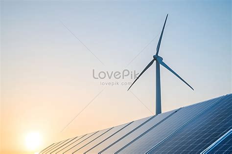 태양 전지판과 풍력 터빈