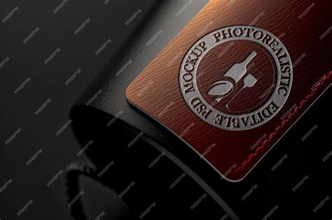 Debossed Logo Mockup On Bottle Label Premium Ai Generated Psd