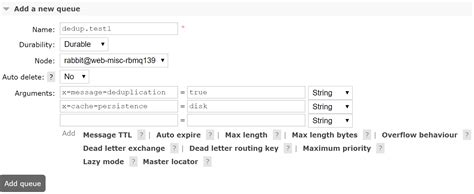 Dedup Does Not Work On Rabbitmq Cluster · Issue 19 · Noxdafoxrabbitmq