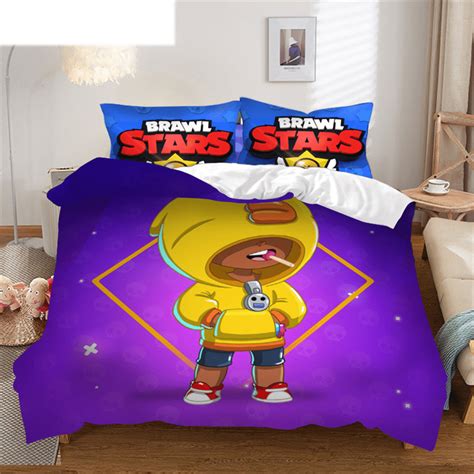 Brawl Stars Duvet Cover Bedding Set Sally Leon Brawl Stars