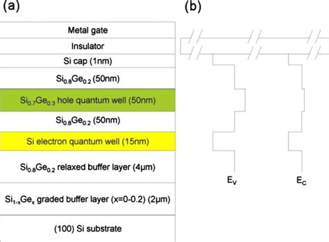 integration of complementary circuits and two dimensional electron gas