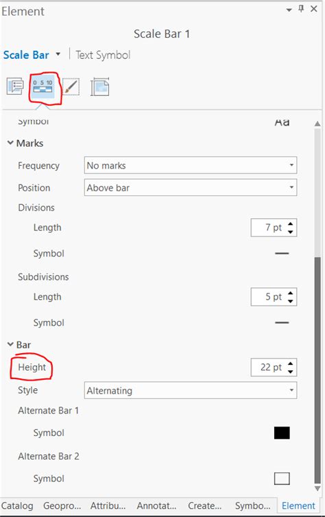 Solved ArcGIS Pro 2 0 Scale Bar Height Esri Community