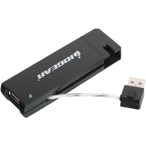 Customer Reviews IOGEAR Port USB Hub Black GUH Best Buy