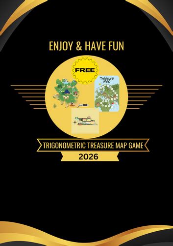 Trigonometric Treasure Map Game Teaching Resources