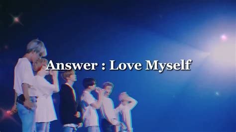 Bts Answer Love Myself Youtube