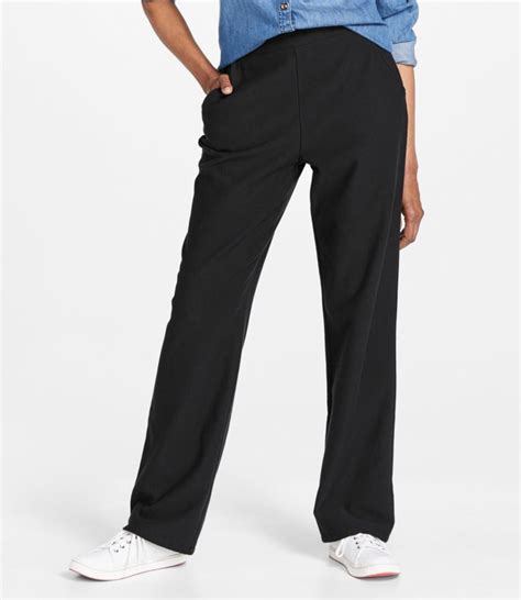 Womens Perfect Fit Pants Fleece Backed Straight Leg