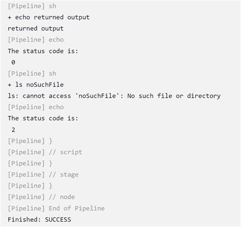 Return Stdout Stderr And Status From Jenkins Sh Script Baeldung On Ops