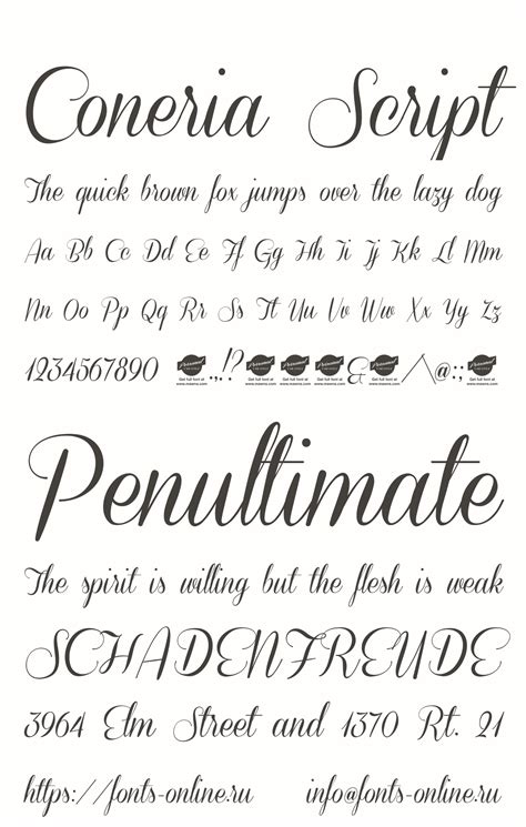 Coneria Script Font