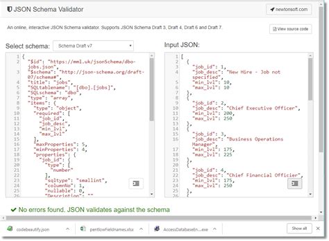 Using Regular Expressions For Json Data Validation