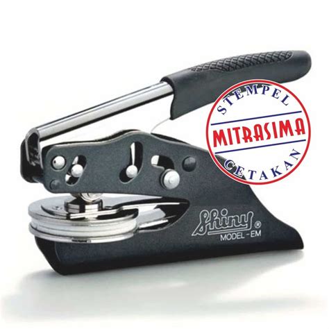 Stempel Timbul Emboss Stamp Stempel Emboss Portable Merk Shiny