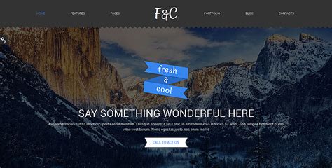 Fresh And Cool Html Bootstrap Template Gridgum