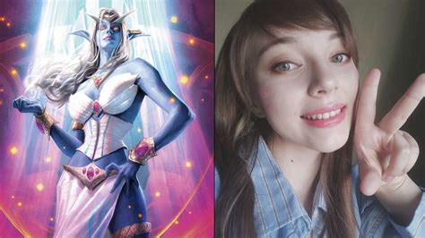 World Of Warcraft Cosplayer Mesmerizes As Queen Azshara At The Beach