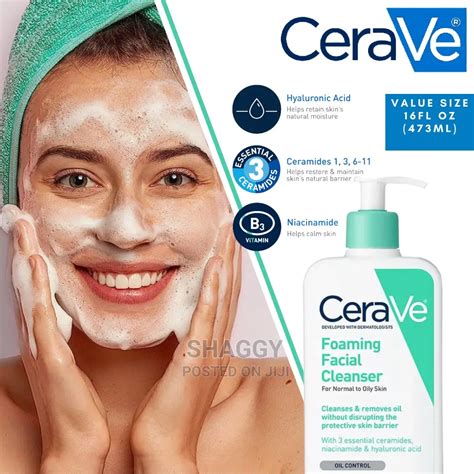 Cerave Foaming Facial Cleanser For Normal To Oily Skin In Bole
