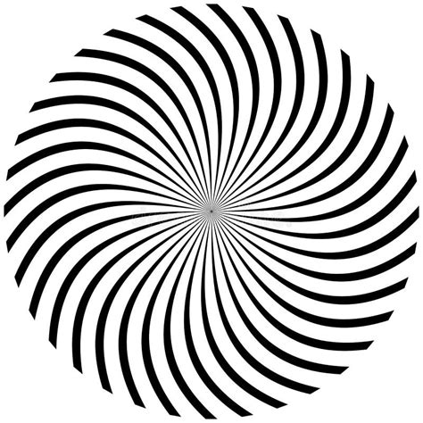 Circular Radiating Abstract Shape Motif Geometric Design Elem Stock Vector Illustration Of