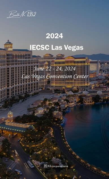 Iecsc Las Vegas Exhibition Hj Corporations
