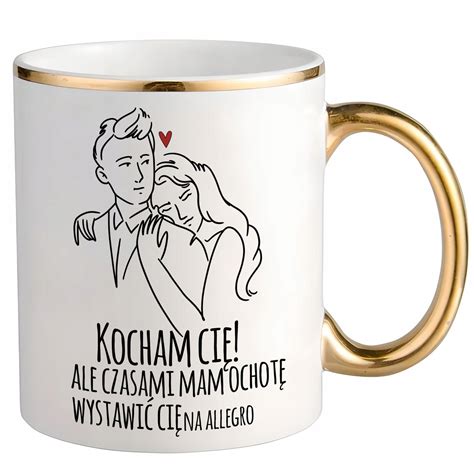 Kubek Ceramiczny Prezent Na Walentynki Wzory 480 Ml Inna Marka