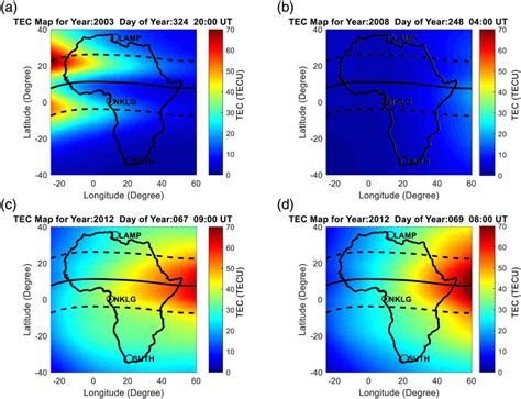 Spatial Maps Of TEC Over The African Region Constructed From The
