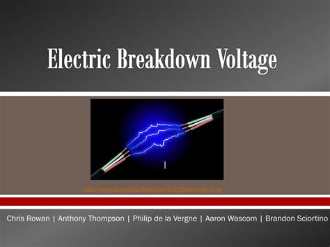 PPT Electric Breakdown Voltage PowerPoint Presentation Free Download ID