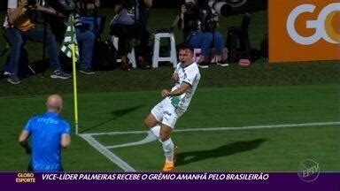 Globo Esporte Campinas Piracicaba Brasileirão vice líder Palmeiras