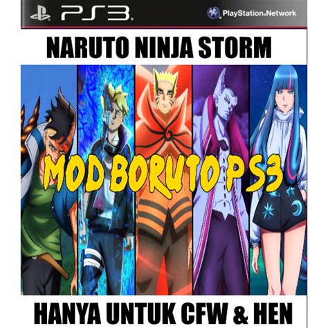 Jual Naruto Boruto Mod Ps3 Pkg Hen Cfw Shopee Indonesia