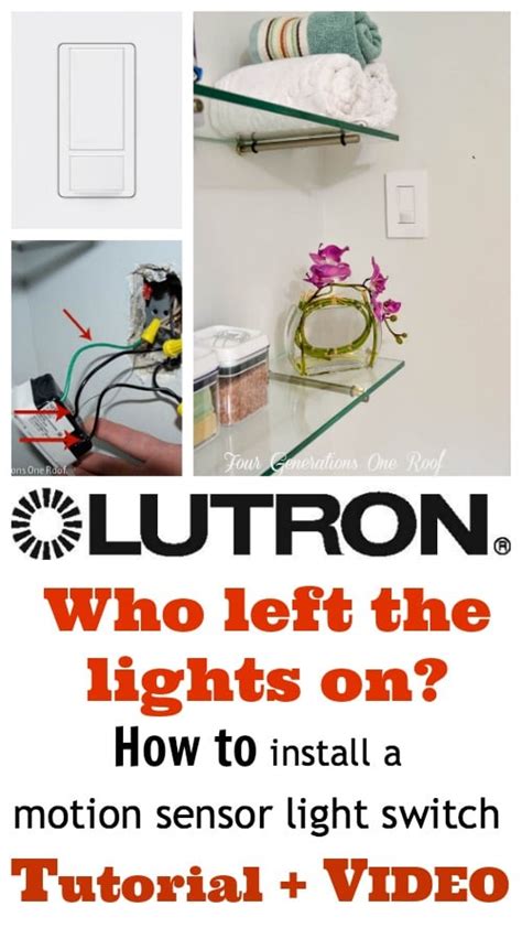 How To Install A Motion Sensor Light Switch Diy Four Generations