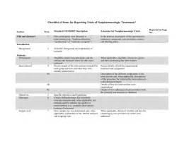 CONSORT 2010 Checklist Of Information To Include When Reporting A