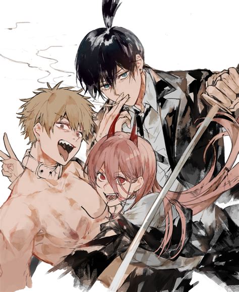 Power Denji And Hayakawa Aki Chainsaw Man Drawn By Waltz Tram Danbooru