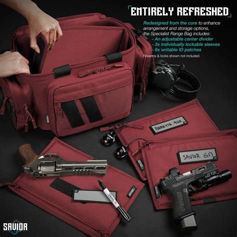 Savior Pistol Range Bag Specialist Czerwony Ra 3gun Ws Rd Sklep