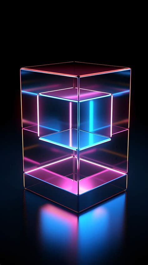 Download Ai Generated Cube Lights Royalty Free Stock Illustration