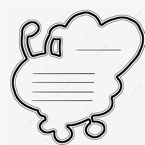 Hand Drawn Dialog White Transparent Cute Cartoon Hand Drawn Dialog