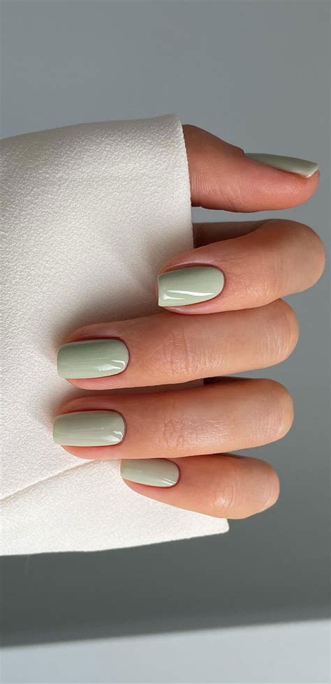 42 Cute Spring Nail Art Inspirations Effortless Mint Short Nails