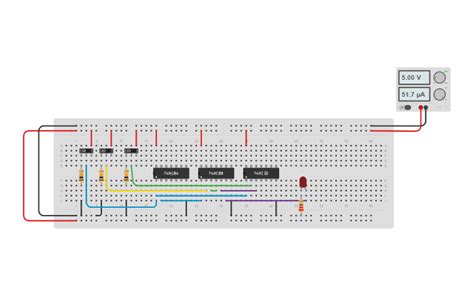 circuit design ejercicio de clase tinkercad