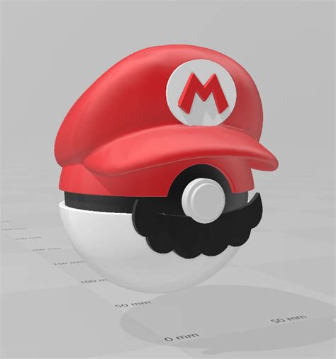 Super Mario Pokeball 3d Models Download Creality Cloud