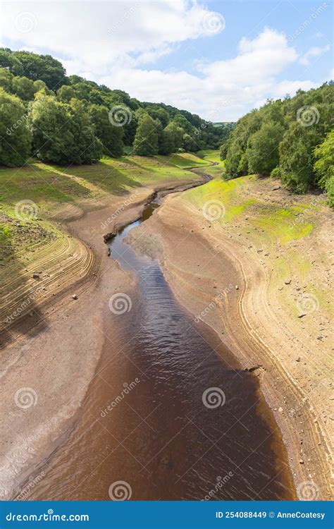 Embalse De Leighton En Nidderdale Noryorkshire Uk En Agosto De 2022 Con