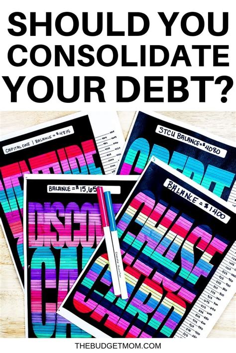 Should You Consolidate Your Debt Debt Consolidation Consolidate