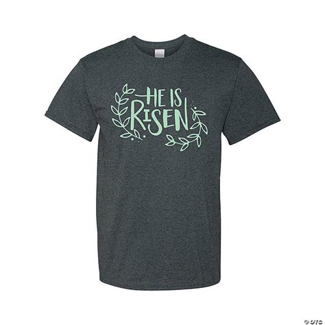 Adults He Is Risen T Shirt Oriental Trading