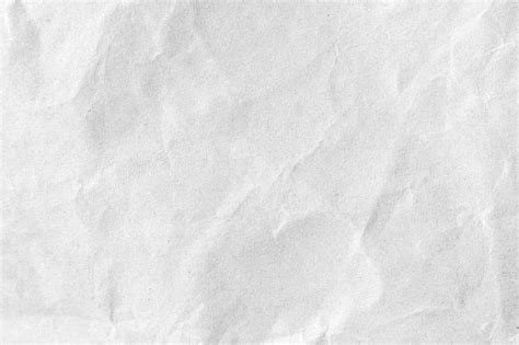 White Crumpled Paper Texture Background