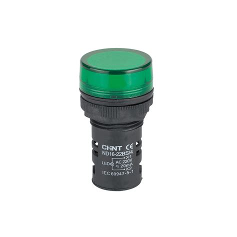 Indicator Led Pilot Light Chint Green 240v Protec Energy Solutions