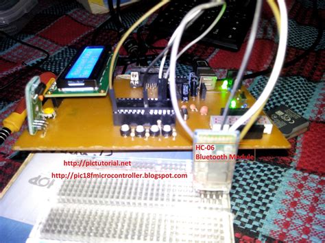 bluetooth module hc 06 interfacing with pic microcontroller [step by