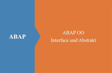 Abap Oo Interface Und Abstrakte Klasse