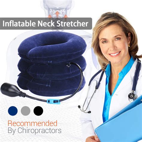 Cervical Spine Traction Device Inflatable Neck Stretcher Three Layer